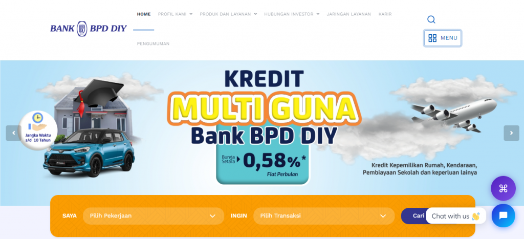 Gak Nyangka Wajah Baru Website BPD DIY Jadi Cakep Banget - JMC IT ...