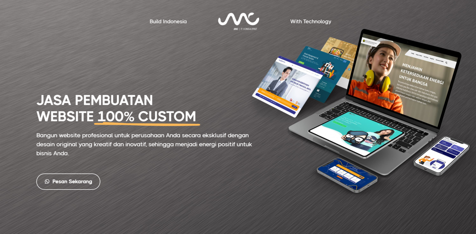 Rekomendasi Jasa Pembuatan Website Terbaik - JMC IT Consultant