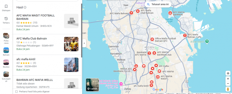 Situs Diretas, Bahrain Dapat Julukan AFC Mafia di Google Maps